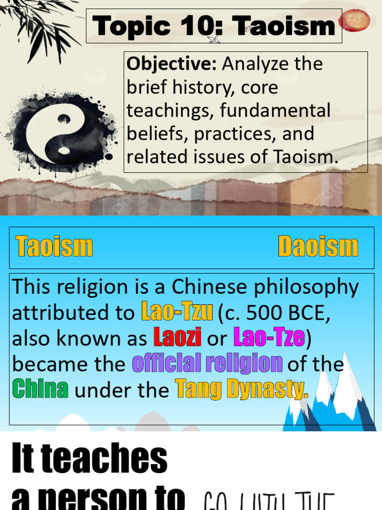 Core Teachings of Taoism Explained | PDF | Laozi | Tao Te Ching