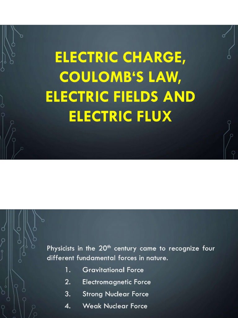 Physics 2: Introduction To Electric Charge | PDF