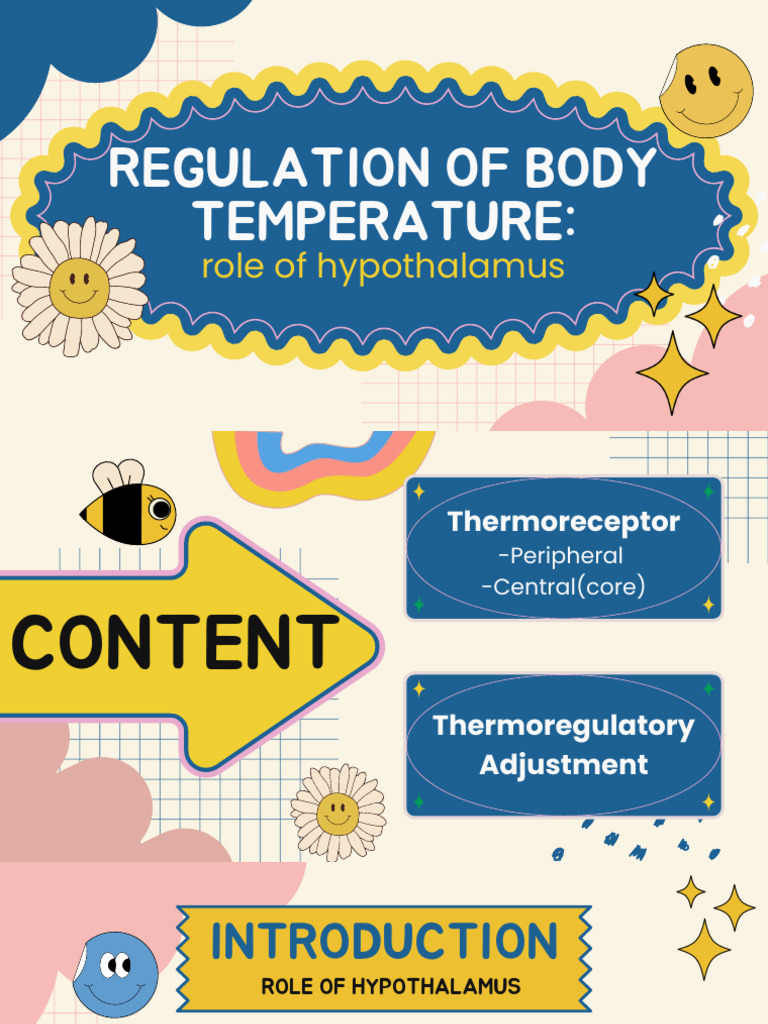 Hypothalamus and Body Temperature Regulation | PDF | Thermoregulation ...