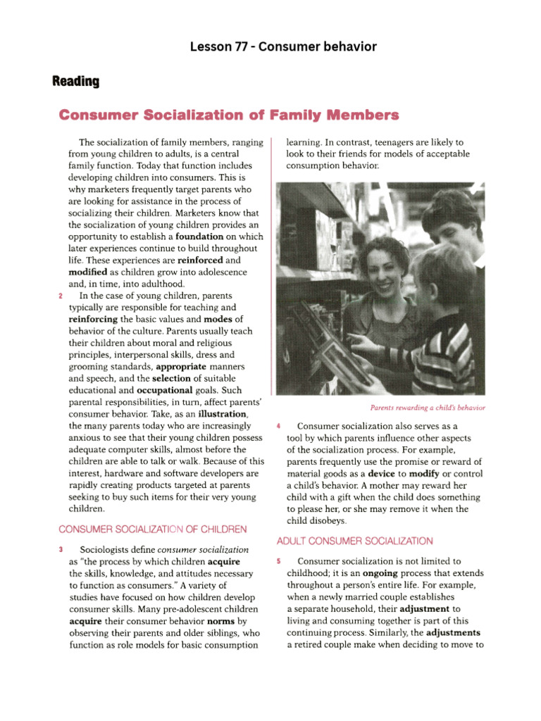 Lesson 77 - Writing Task 2 - Consumer Behavior | PDF