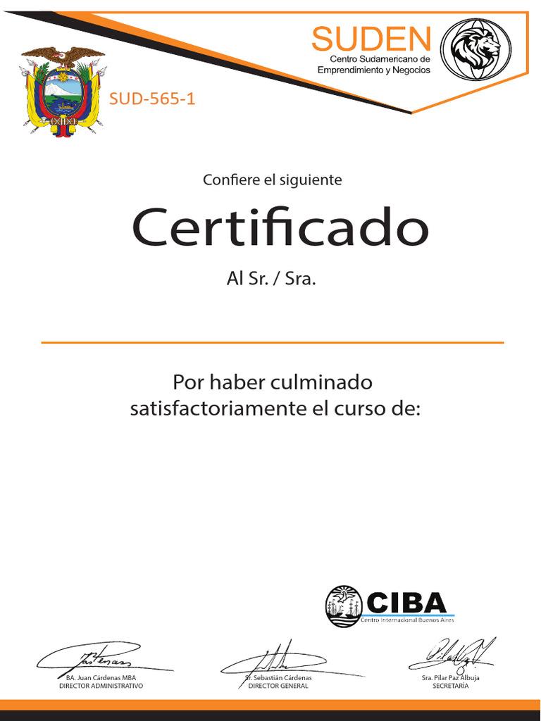 Certificado 2 | PDF