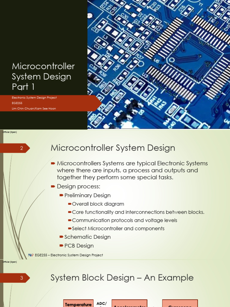 Microcontroller System Designs Part 1 2023S2 | PDF | Microcontroller ...
