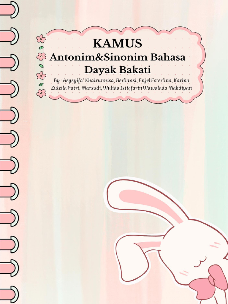 Kamus Bahasa Dayak Bakati | PDF