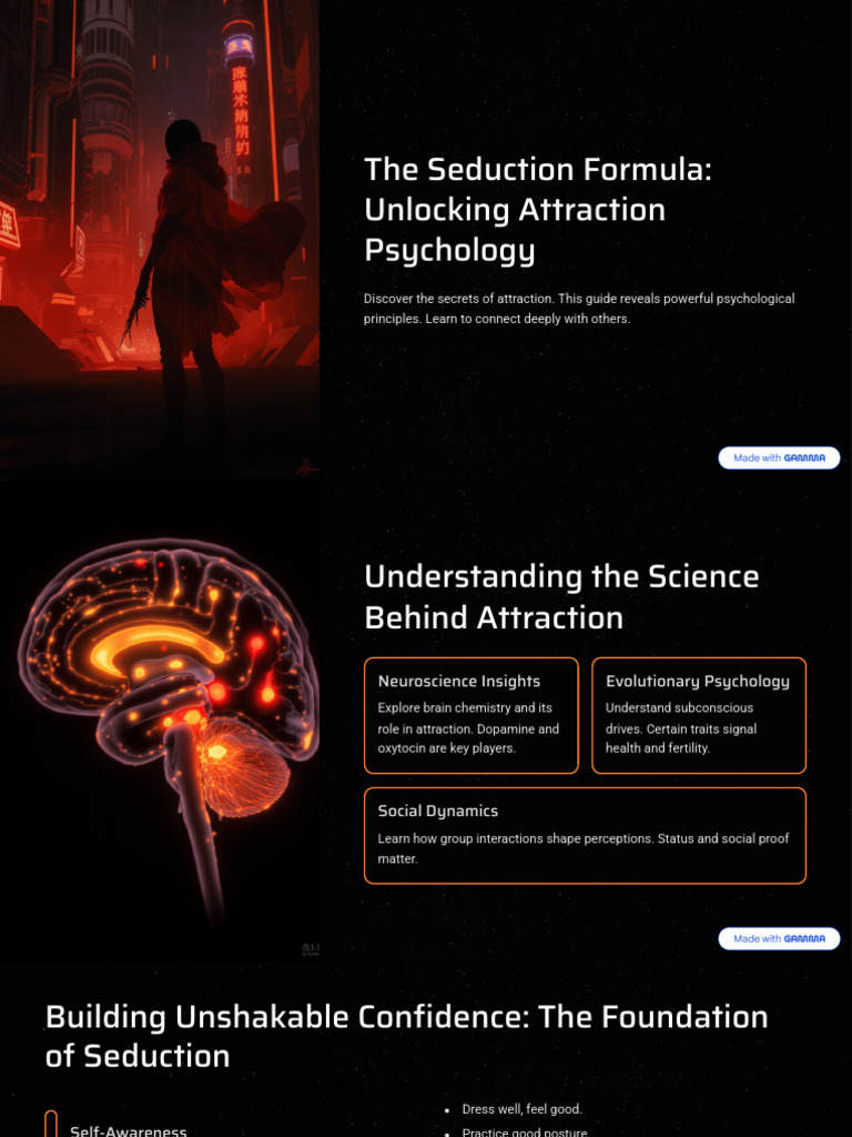 The Seduction Formula: Unlocking Attraction | PDF | Nonverbal ...