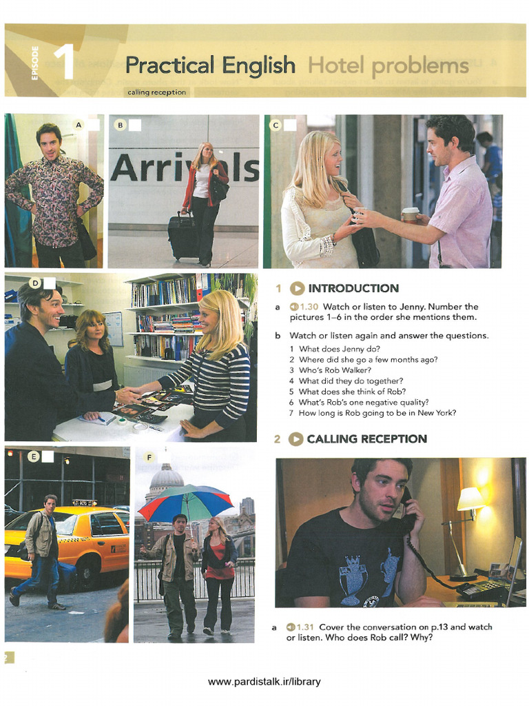 Homework - Episode 1 (Practical English) and Things You Wear | PDF