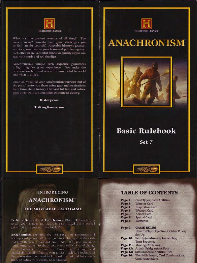 Anachronism Rulebook | PDF | Foreign Language Studies | Home & Garden