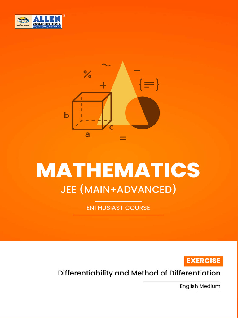 Continuity Differentiability Exercise | PDF