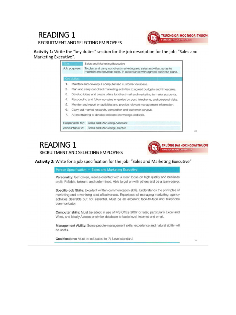 Unit 5 - Reading & Vocabulary Exercises | PDF