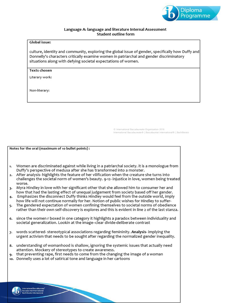 Official Bullet Point Form | PDF