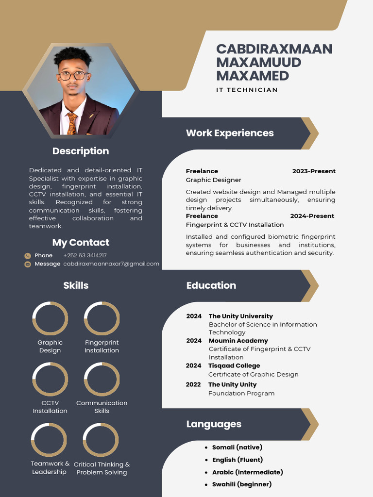 Graphic Design & Security Installation Resume | PDF