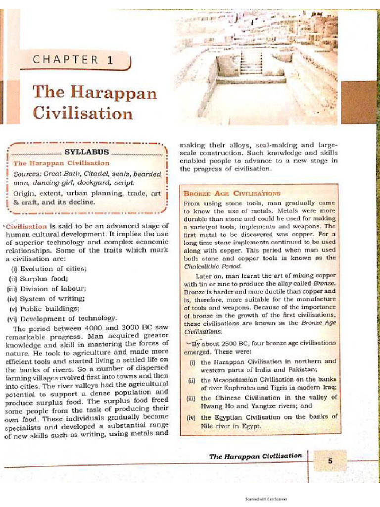 Class 9 Harappan | PDF