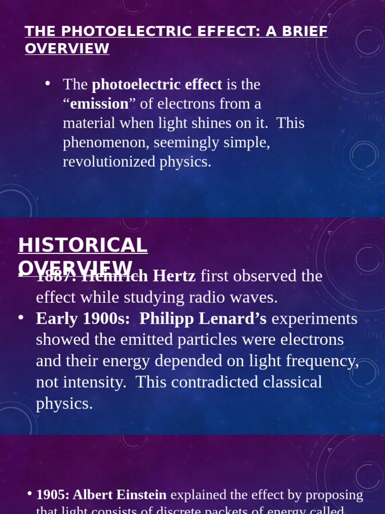 PhotoelectricEffect Chemistry 4 | PDF | Photoelectric Effect | Photon