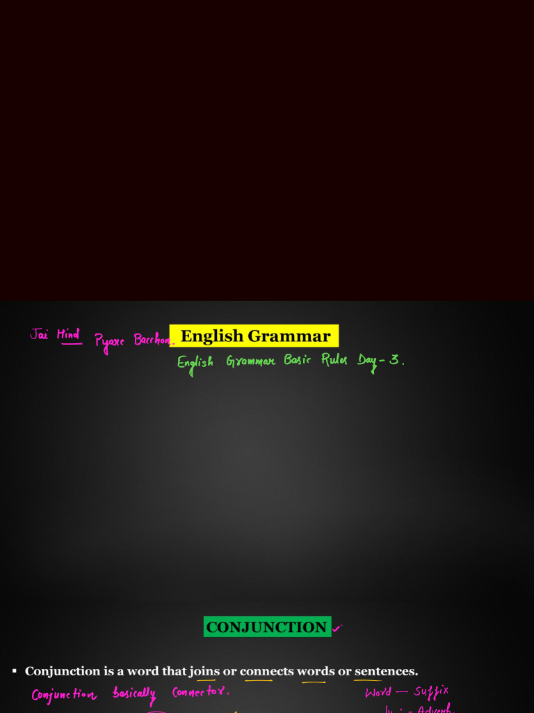 English Grammar Basics Rules Day - 3 | PDF