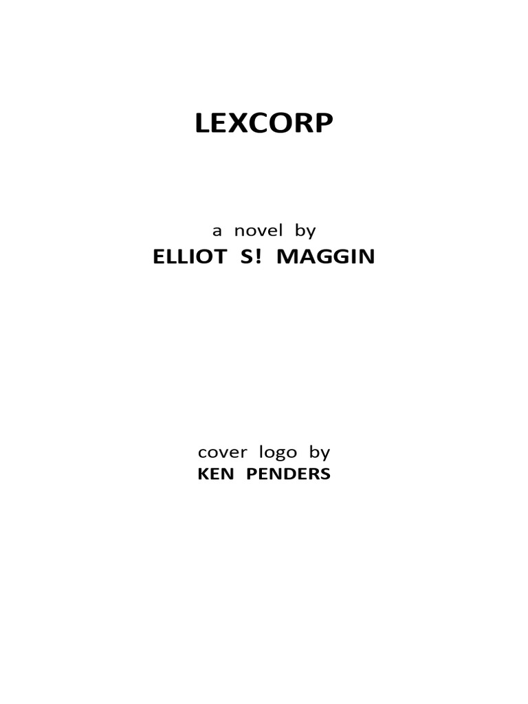Lexcorp | PDF | Existentialism | Superman