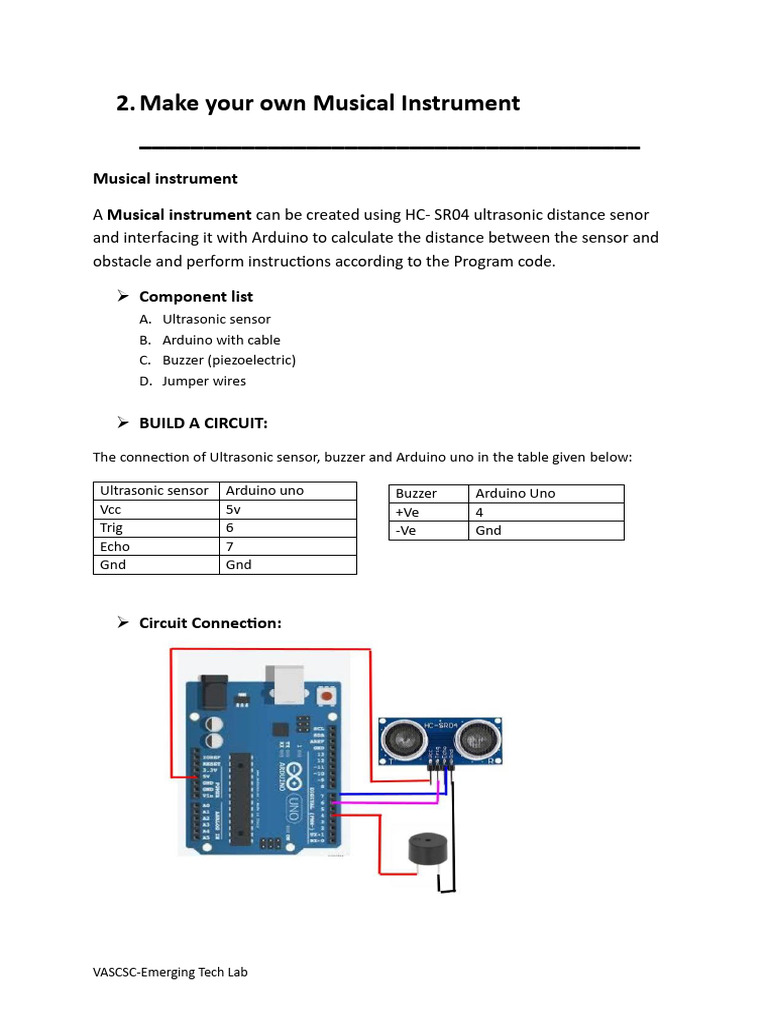Build a Musical Instrument with Arduino | PDF | Arduino | Electronics
