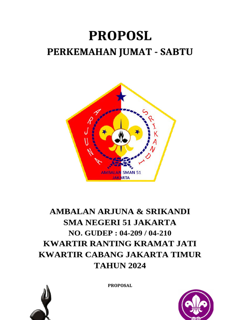 Proposal Perjusa Kelas X Sma 51 (Di Dalam) | PDF