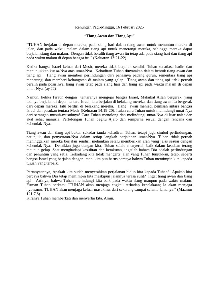 Tiang Awan Dan Tiang API | PDF