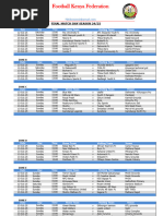 Betway Premiership Fixtures 2025-26 | PDF | Sports | Association Football