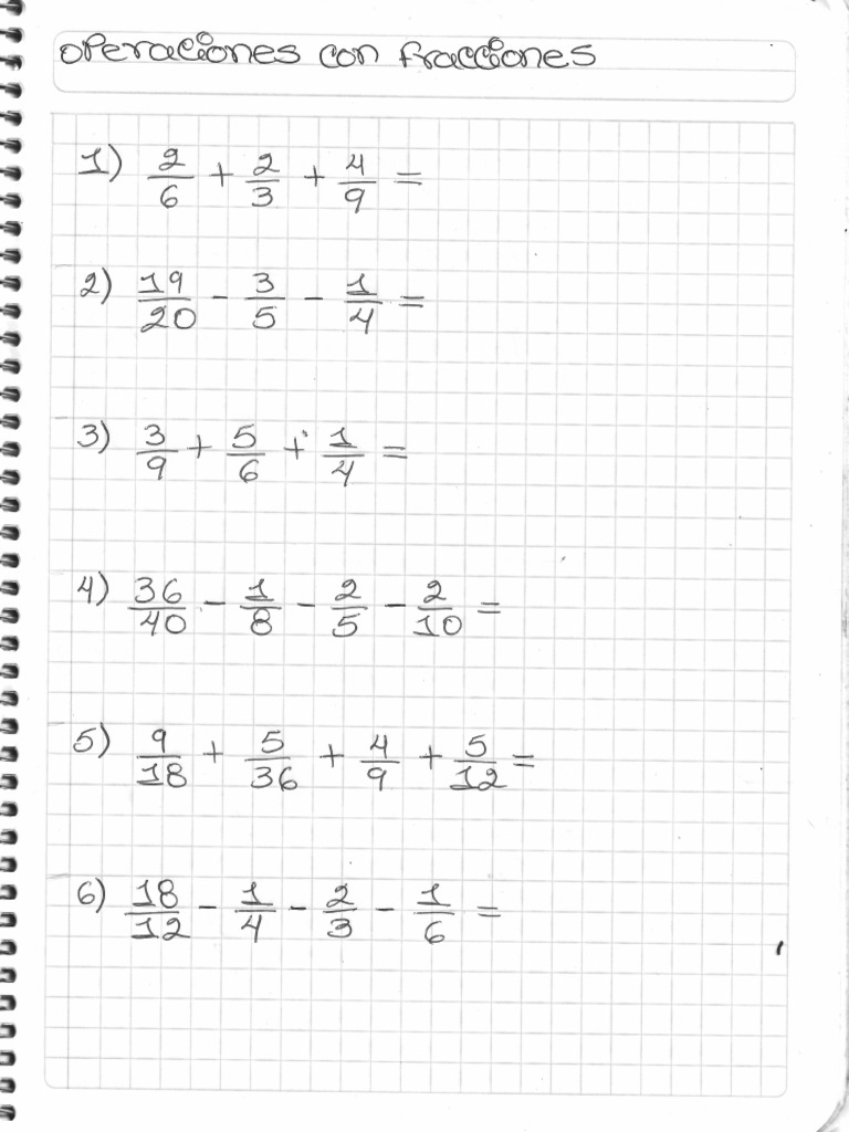 Fracciones Ejer2 | PDF