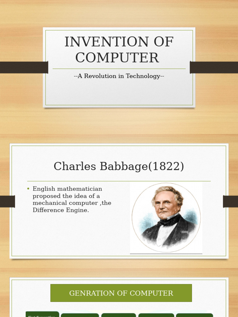 Invention of Computer | PDF