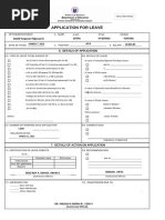 Leave Application Form Guidelines | PDF | Parental Leave | Sick Leave