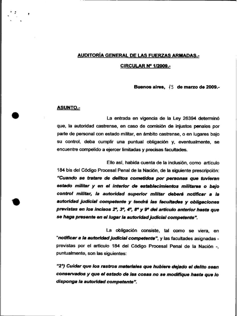 Circular #1 | PDF