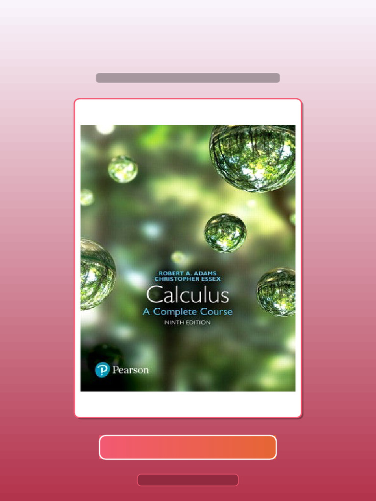 Real Test Bank Calculus A Complete Course 9th Edition Robert A Adams ...