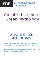 Heroes Gods and Monsters of The Greek Myths1 | PDF
