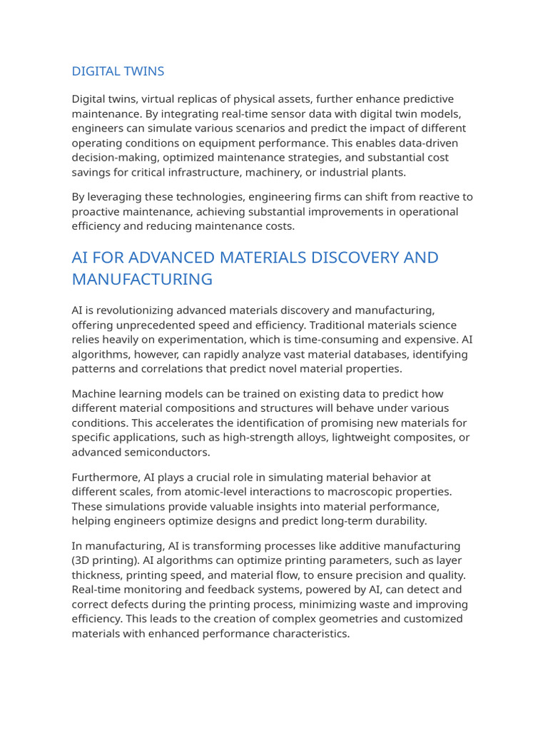 AI and Digital Twins in Engineering | PDF | Artificial Intelligence ...