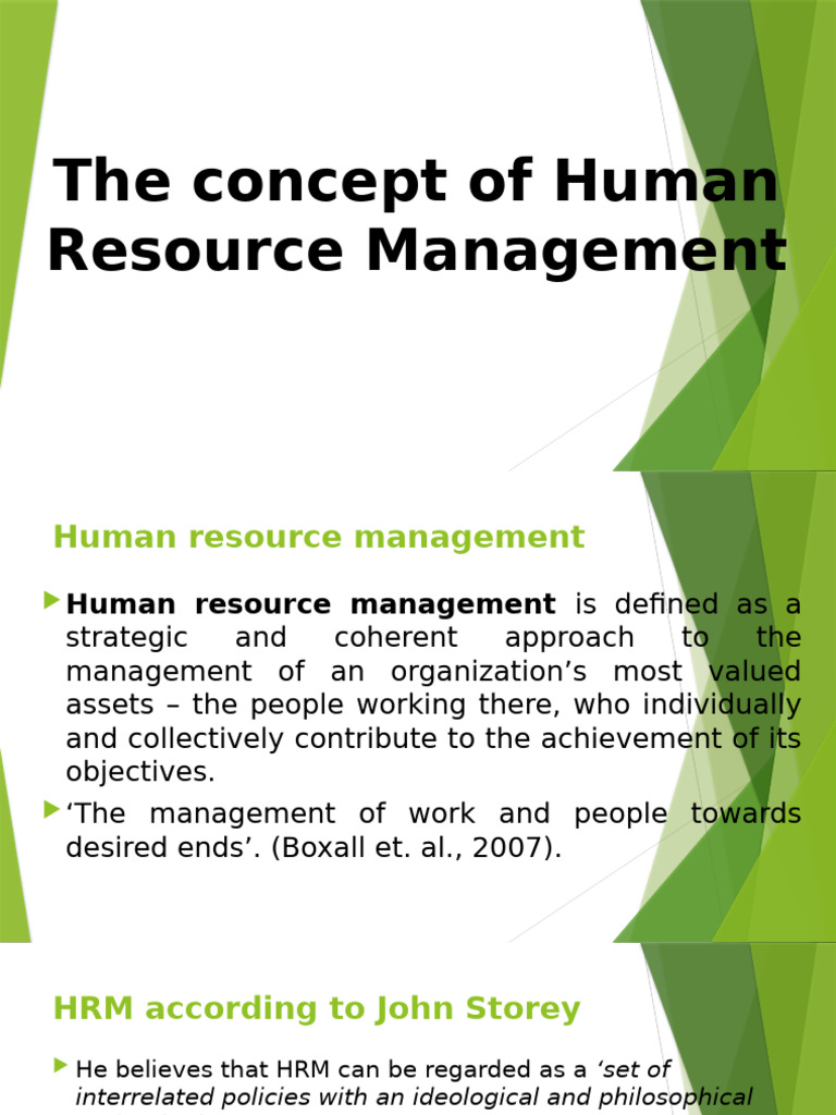 Overview of Human Resource Management | PDF | Human Resource Management ...