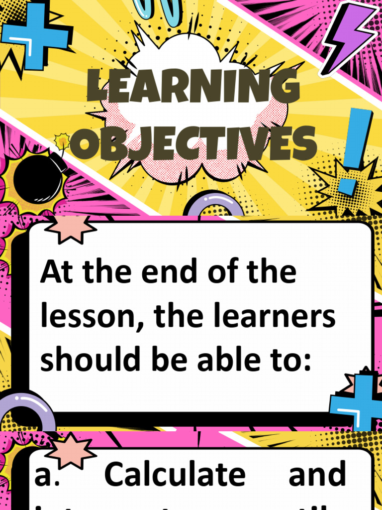Learning Objectives | PDF