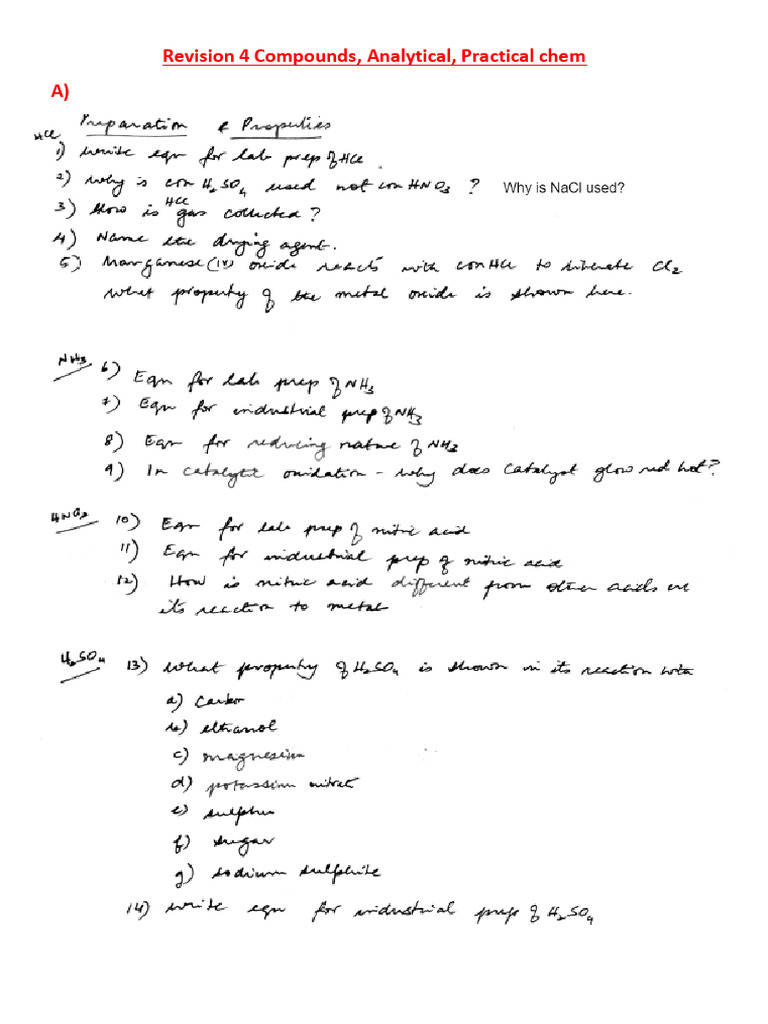 Revision 4 Compounds 2024 | PDF