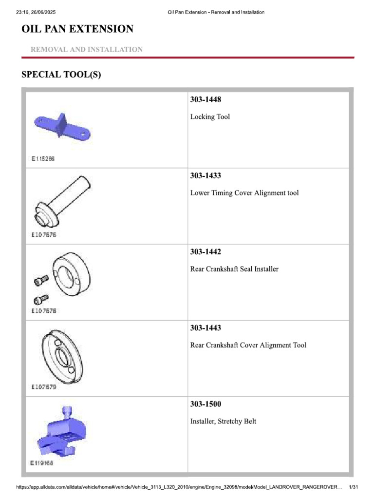 Oil Pan Extension | PDF
