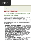 German Railway Signal Aspects Overview | PDF | Industrial Engineering ...