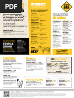 Steers Menu and Prices 2025 | PDF | Hamburgers | Cuisine