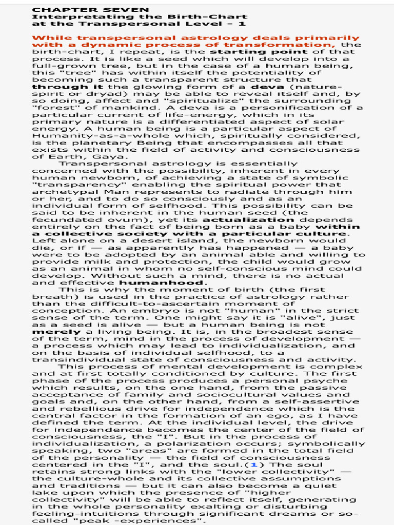 AstrologyOfTransformation Chapter7 | PDF