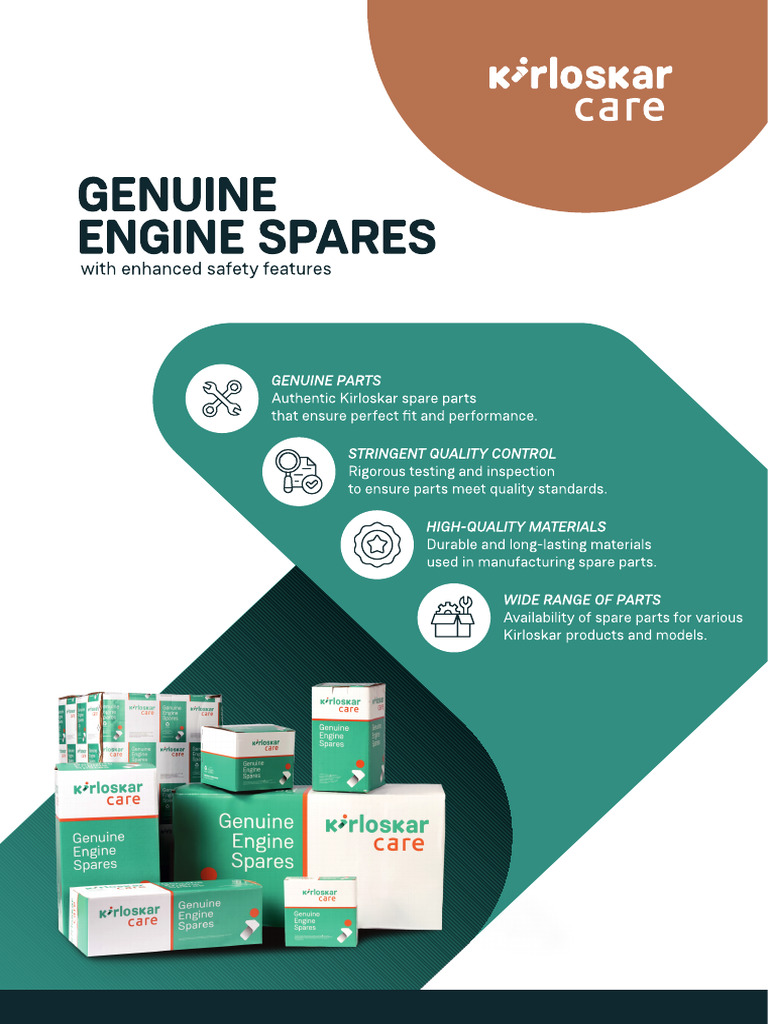 Kirloskar Genuine Spares | PDF