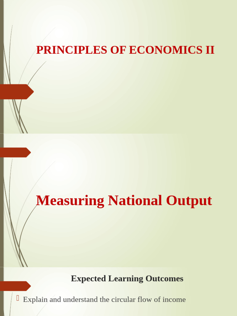 Measuring National Output | PDF | Cost Of Living | Measures Of National ...