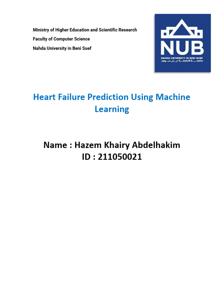 Heart Failure Documentation | PDF | Machine Learning | Support Vector ...