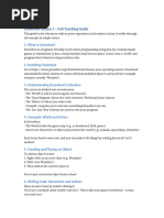 Greenfoot API Overview and Methods | PDF | Software Engineering | Software