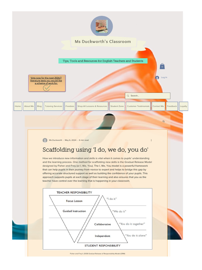 Scaffolding with I Do, We Do, You Do | PDF | Human Communication ...
