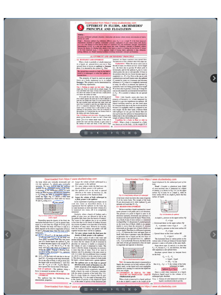 DEnsity, BUOYANT Force | PDF