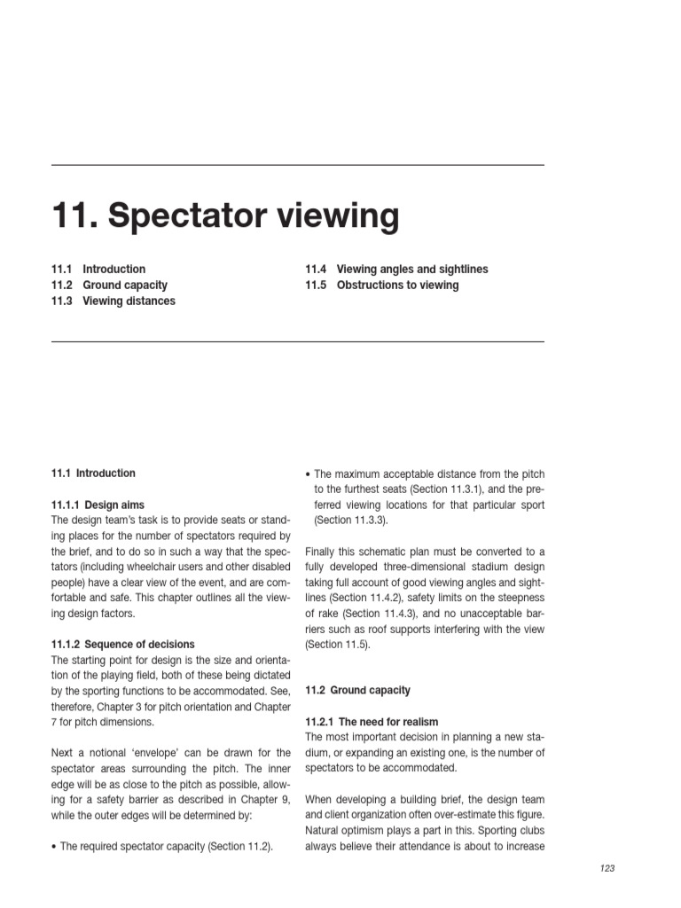 Optimizing Spectator Viewing Design | PDF | Stadium | Wheelchair