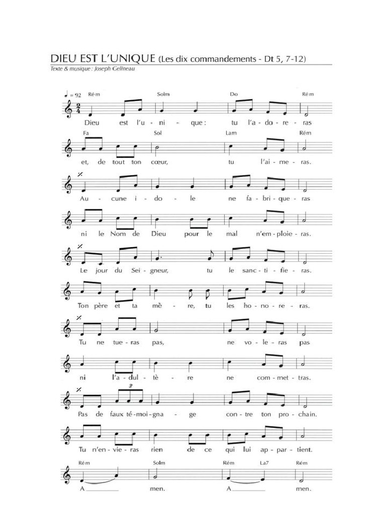 Dieu Est L'unique | PDF