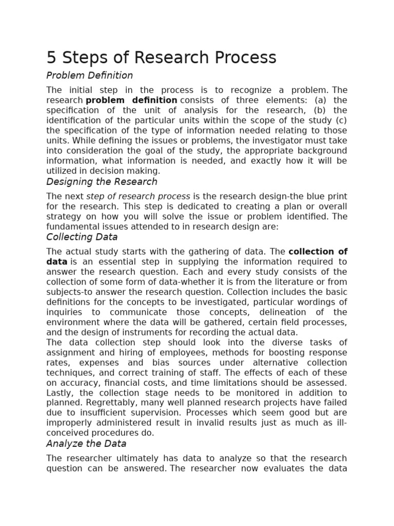 5 Steps of Research Process | PDF | Semantics | Meme