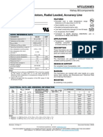 NTC Thermistor Resistance Charts | PDF | Physical Quantities | Quantity