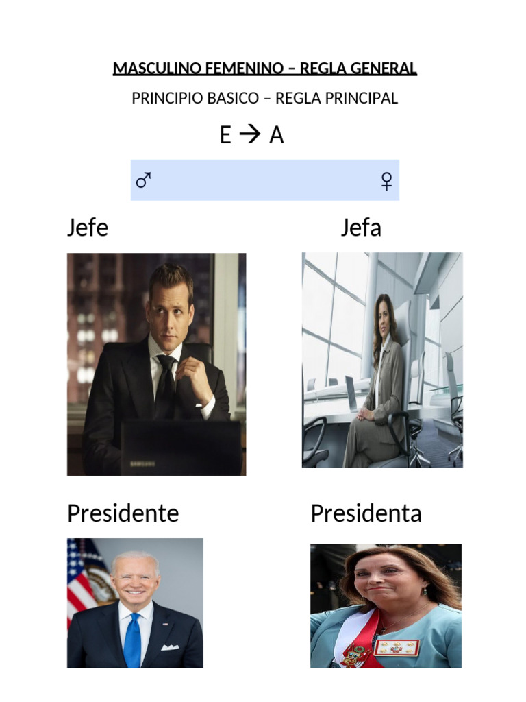 Femenino - Masculino | PDF