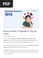Uso do Hífen: Guia Completo do Senado | PDF | Salário mínimo | Brasil