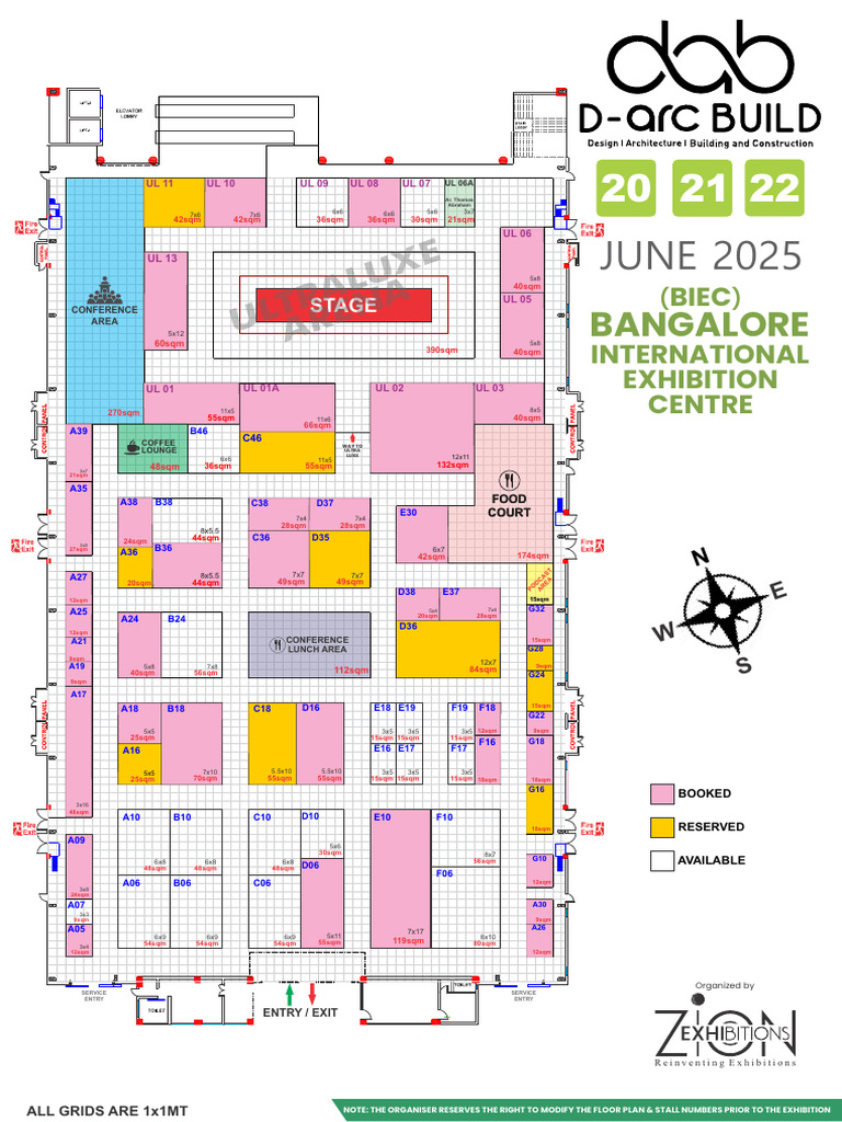 Bangalore Exhibition Centre Layout 2025 | PDF