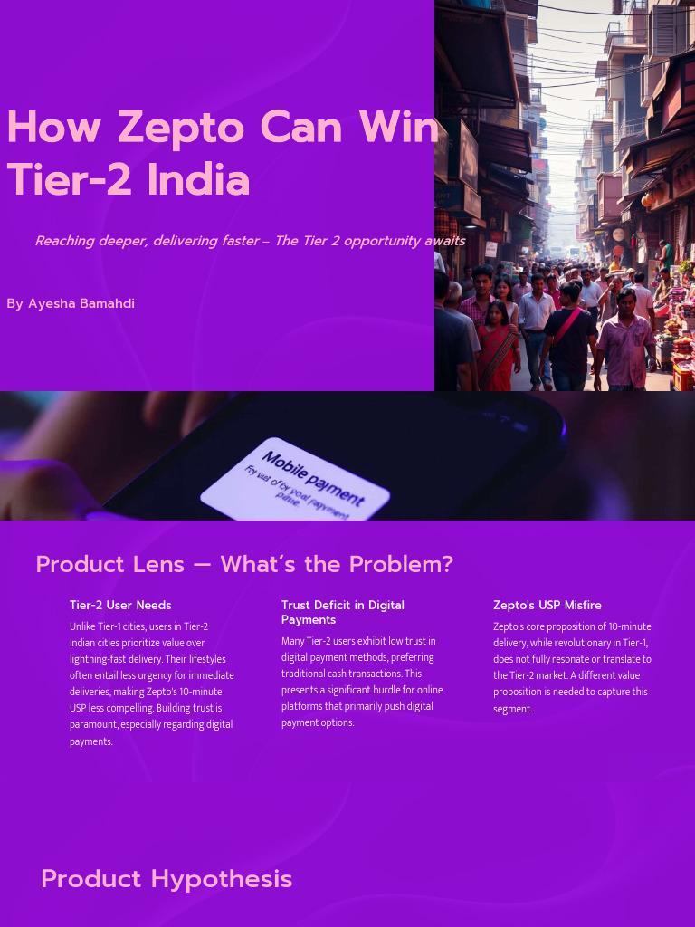 Ayesha Bamahdi - Case Study - Zepto | PDF | Pricing | Advertising